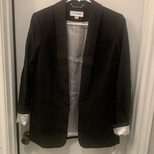 Calvin Klein | Jackets & Coats | Calvin Klein Contrast Lining Long ...